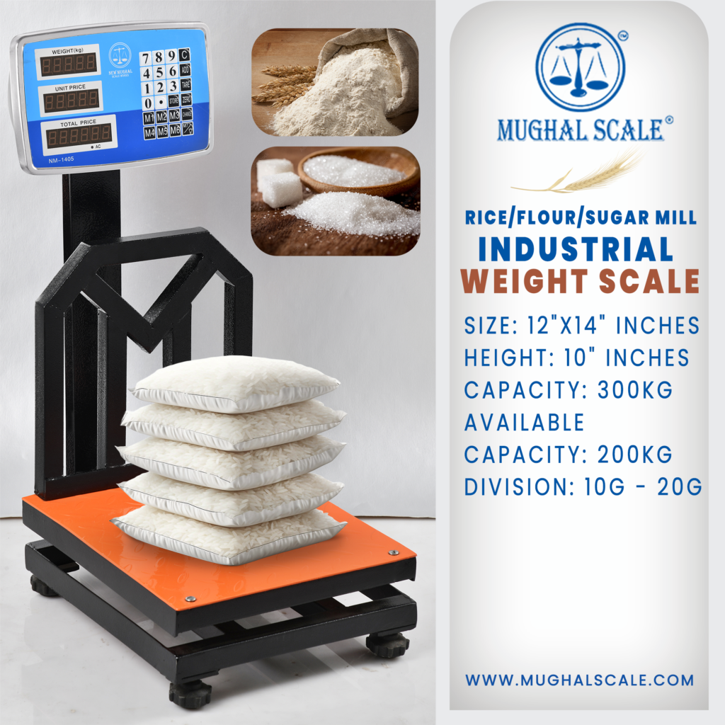 Rice Mill, Flour Mill, Sugar Mill Industrial Weight Scale Price ...